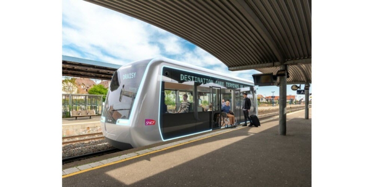 Draisy, le futur train léger pensé par Lohr pour réinvestir les petites ...